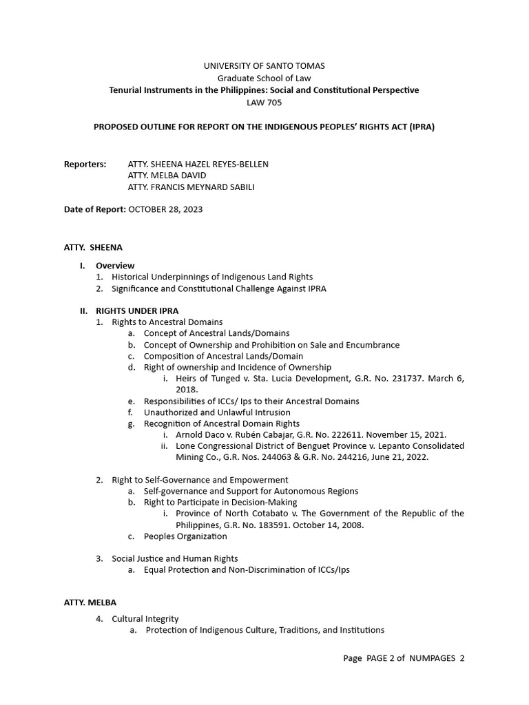 Ipra Guidelines | PDF | Politics | Law