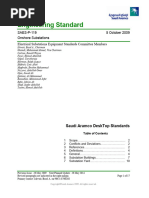 Saudi Aramco Engineering Standard For Electrical | PDF ...