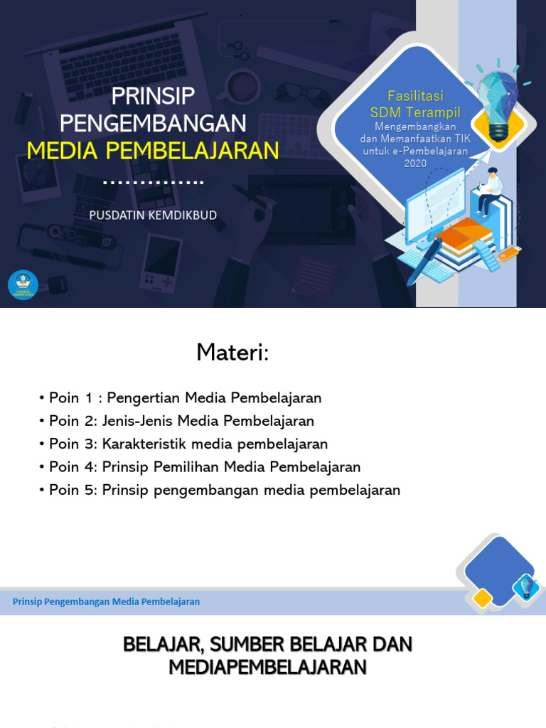 Prinsip Pengembangan Media Pembelajaran | PDF