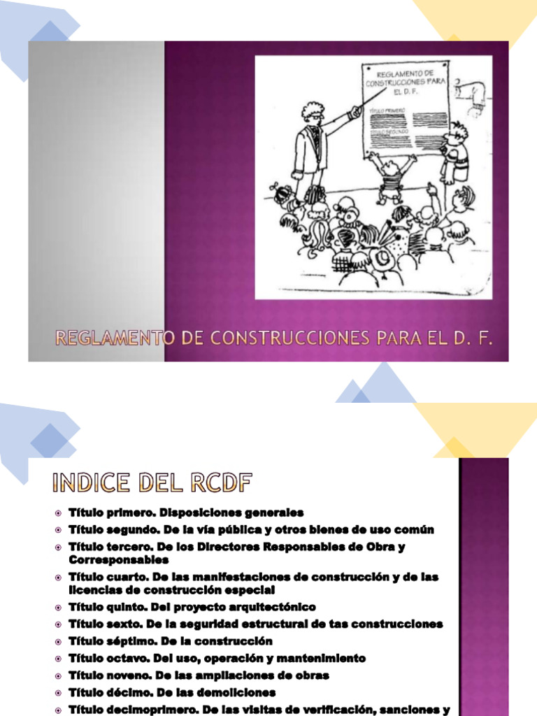 Reglamento de Construccion DF | PDF