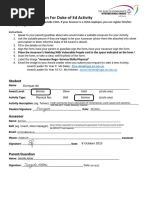 DofE Volunteering Assessor Guidance | PDF | Emergency | Volunteering