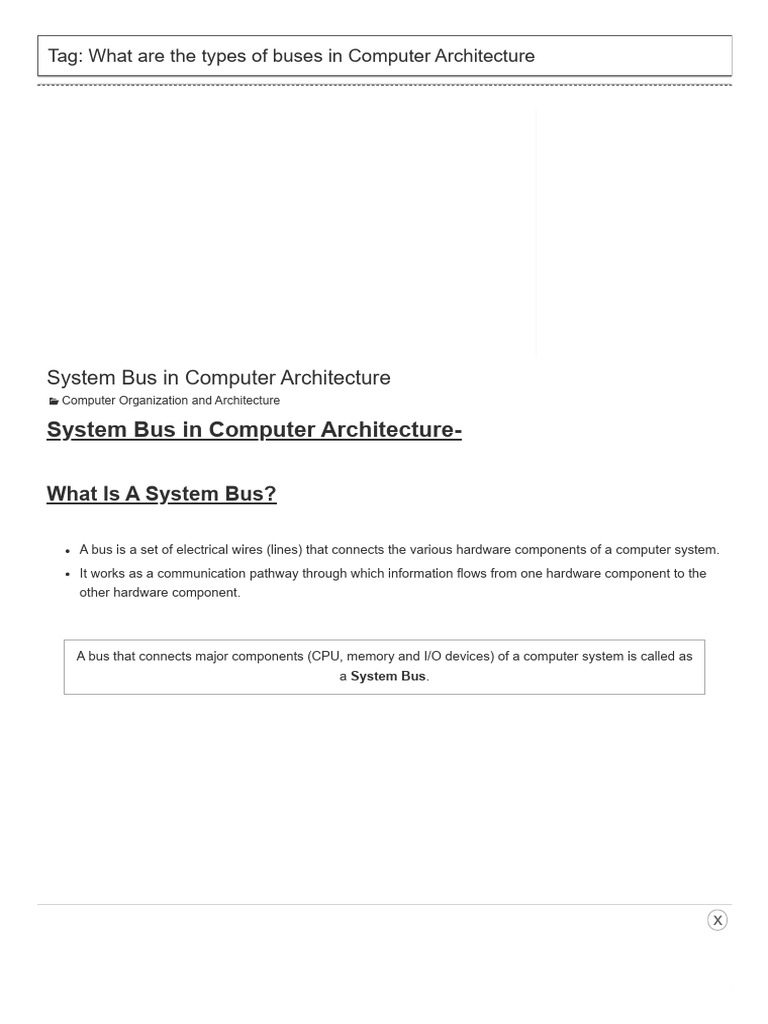 Bus Interconnection | PDF | Computer Data Storage | Input/Output