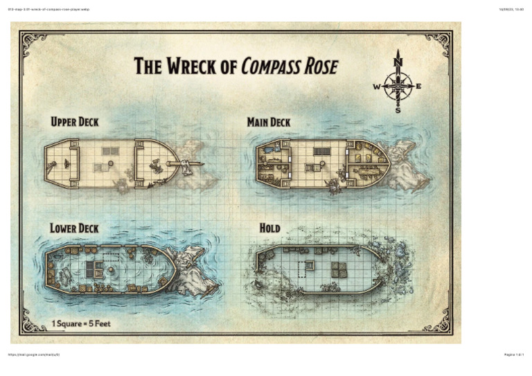Wreck of Compass Rose Map Guide | PDF