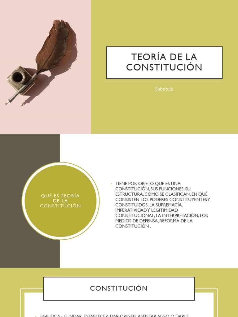 Teoría De La Constitución Pdf