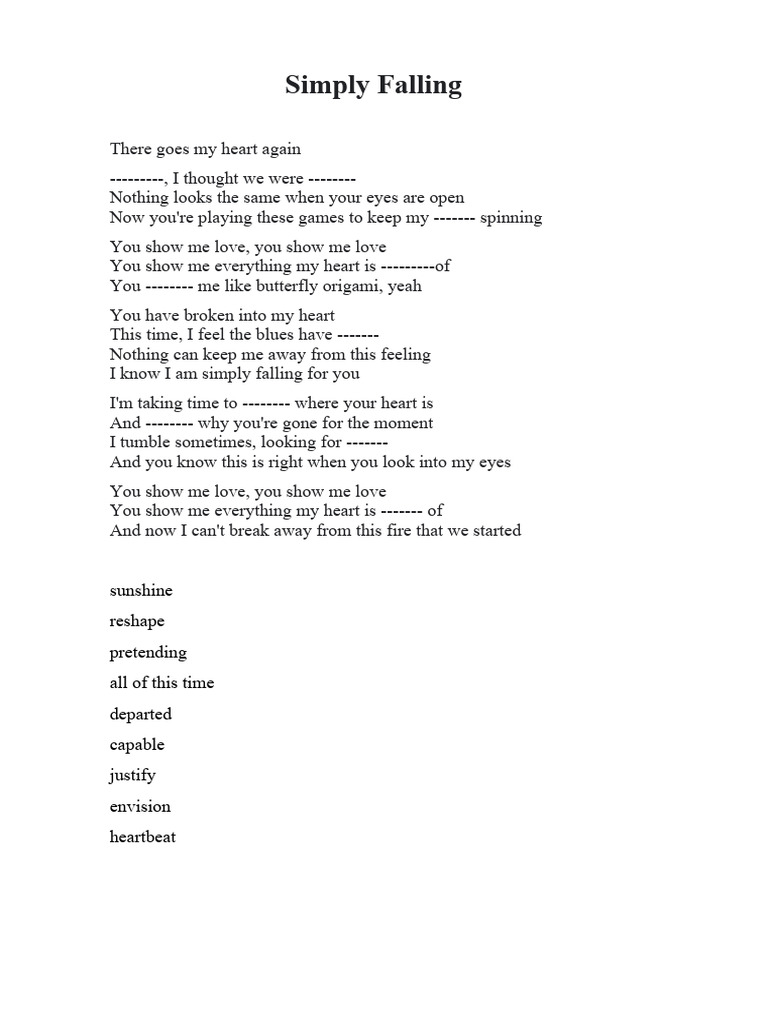 Simply Falling | PDF