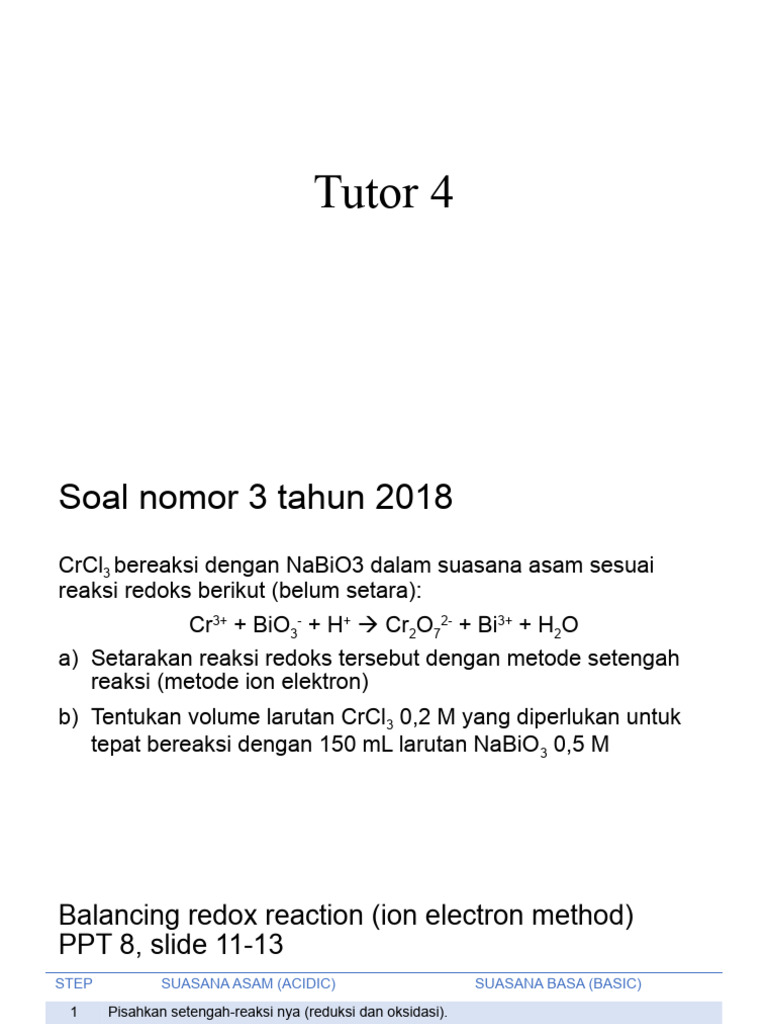 Soal Tutorial 4 KD 1 2020 | PDF