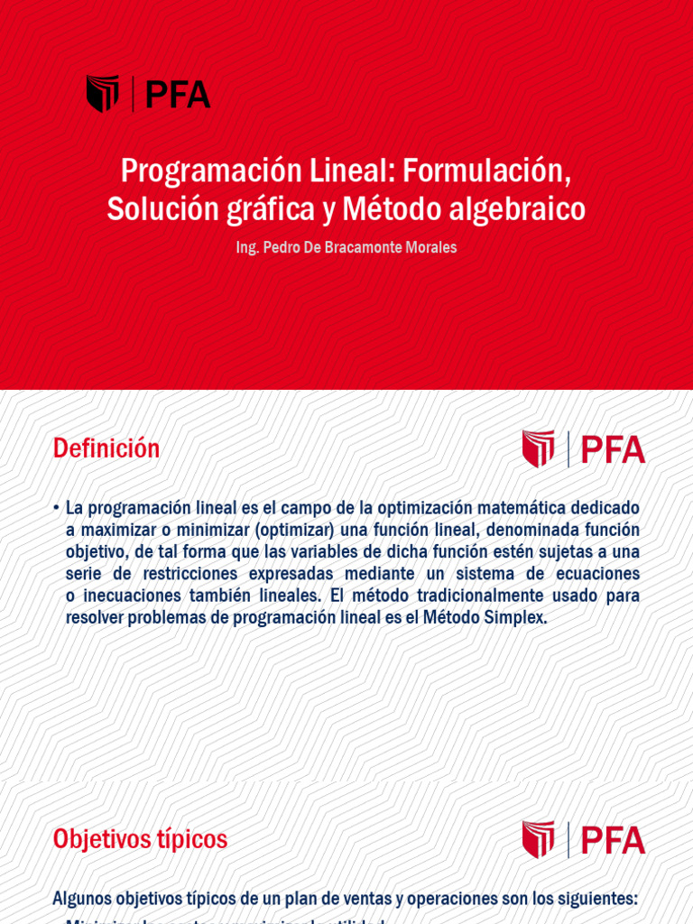 Programación Lineal: Métodos y Aplicaciones | PDF | Programación lineal ...