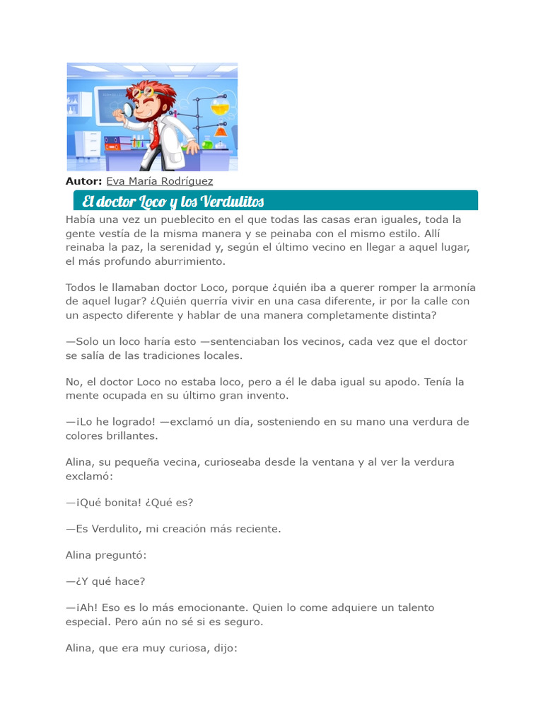 El Doctor Loco y Los Verdulitos | PDF