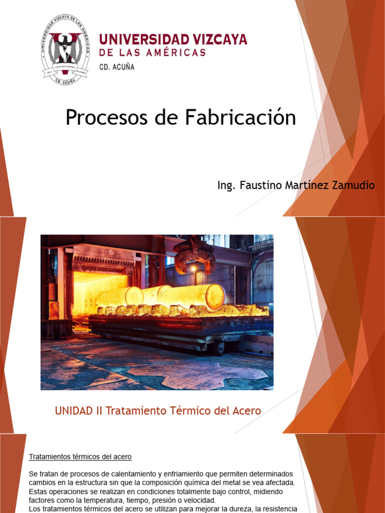U2-Procesos de Fabricación | PDF | Tratamiento a base de calor | Acero