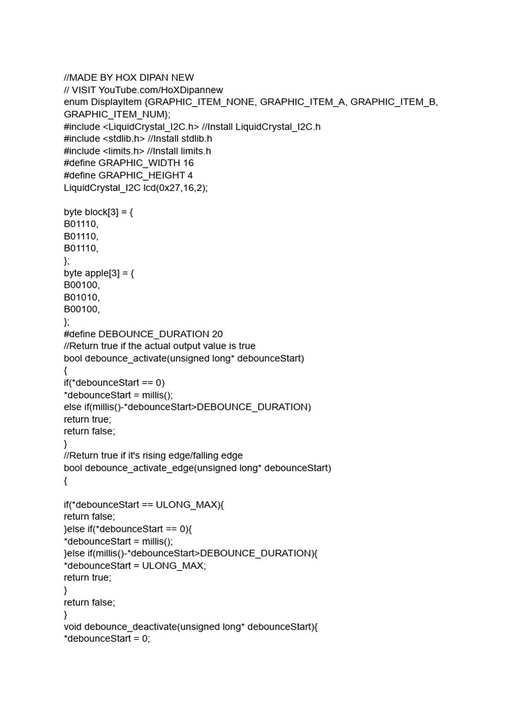 LCD Snake Game | PDF | Computer Programming | Software Engineering