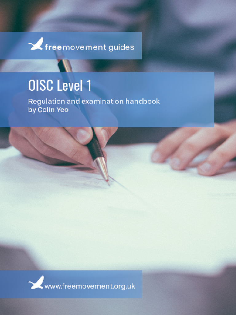 OISC Level 1 Regulation Ebook - 2 | PDF | Lawyer | Barrister
