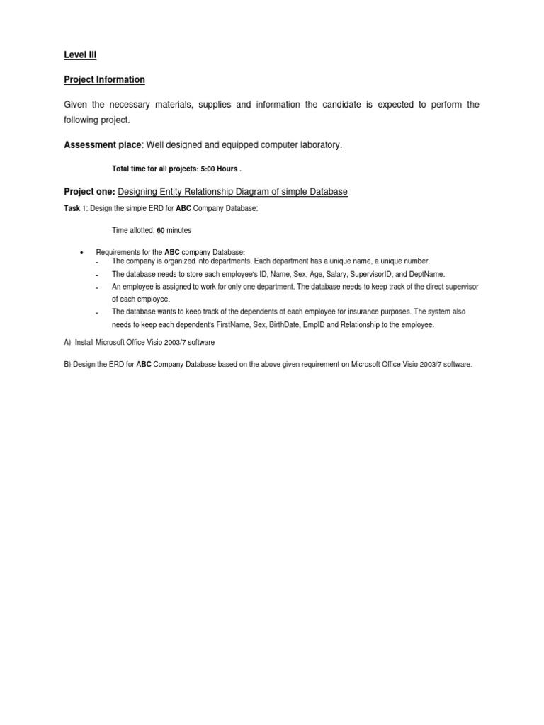 ICT COC Level 3 DBA Practice Question | PDF | Databases | Computing