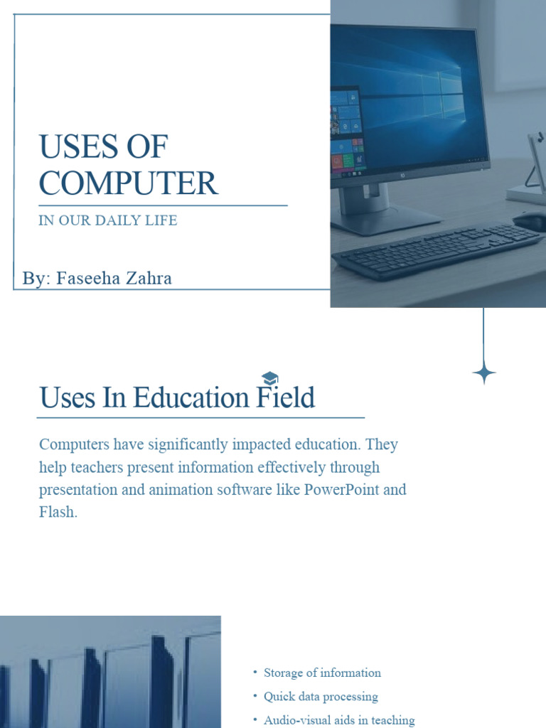 Uses of Computer in Our Daily Life. | PDF