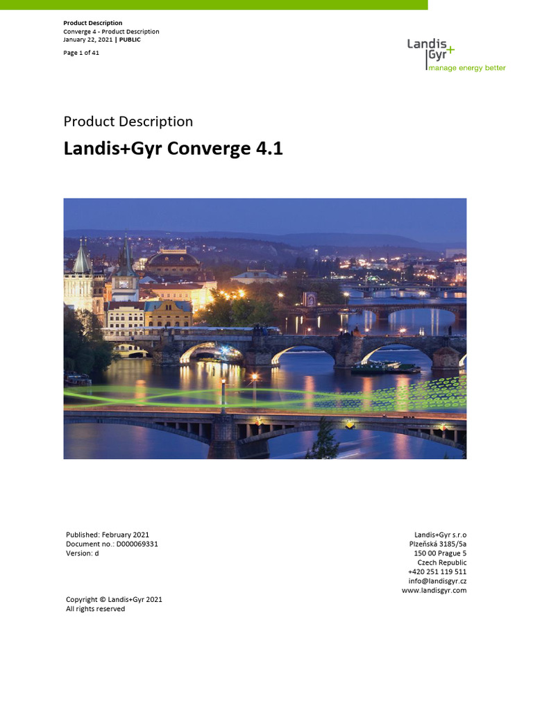 Converge 4.1 Product Description | PDF | Databases | World Wide Web