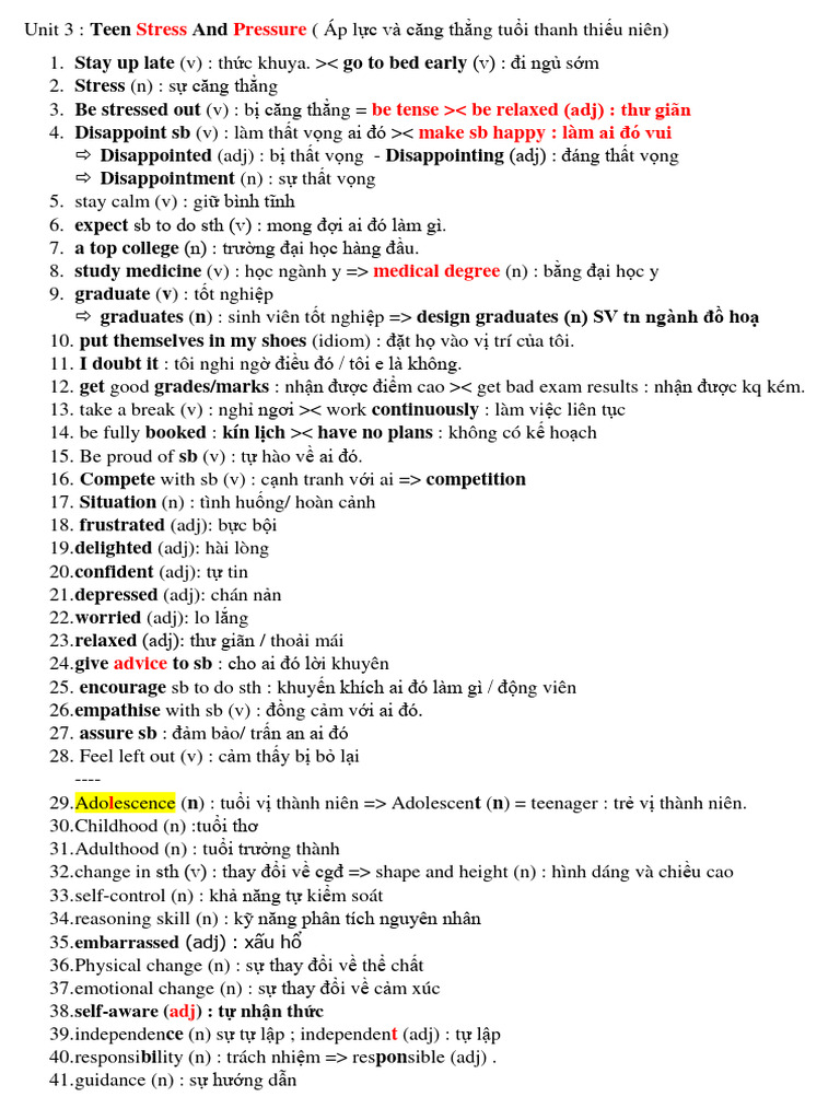Unit 3 - T V NG 1 | PDF