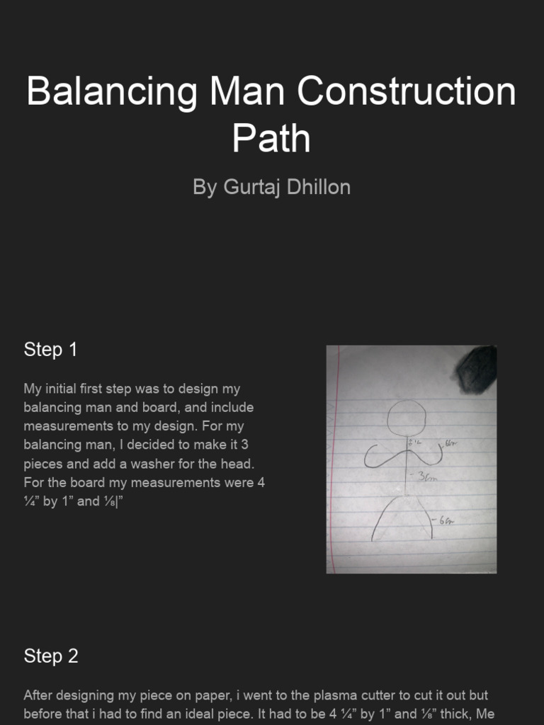 Balancing Man Construction Path | PDF | Drill | Industrial Processes