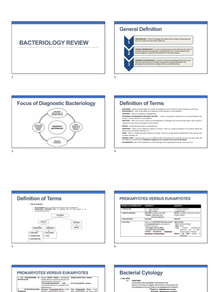 Bacteriology 1 | PDF | Bacteria | Pathogen