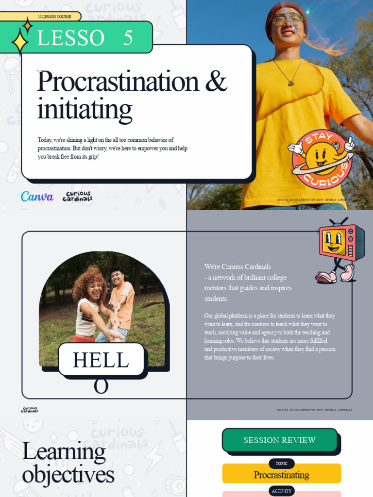 Silent Superpowers - Lesson 5 - Procrastination and Initiating | PDF ...