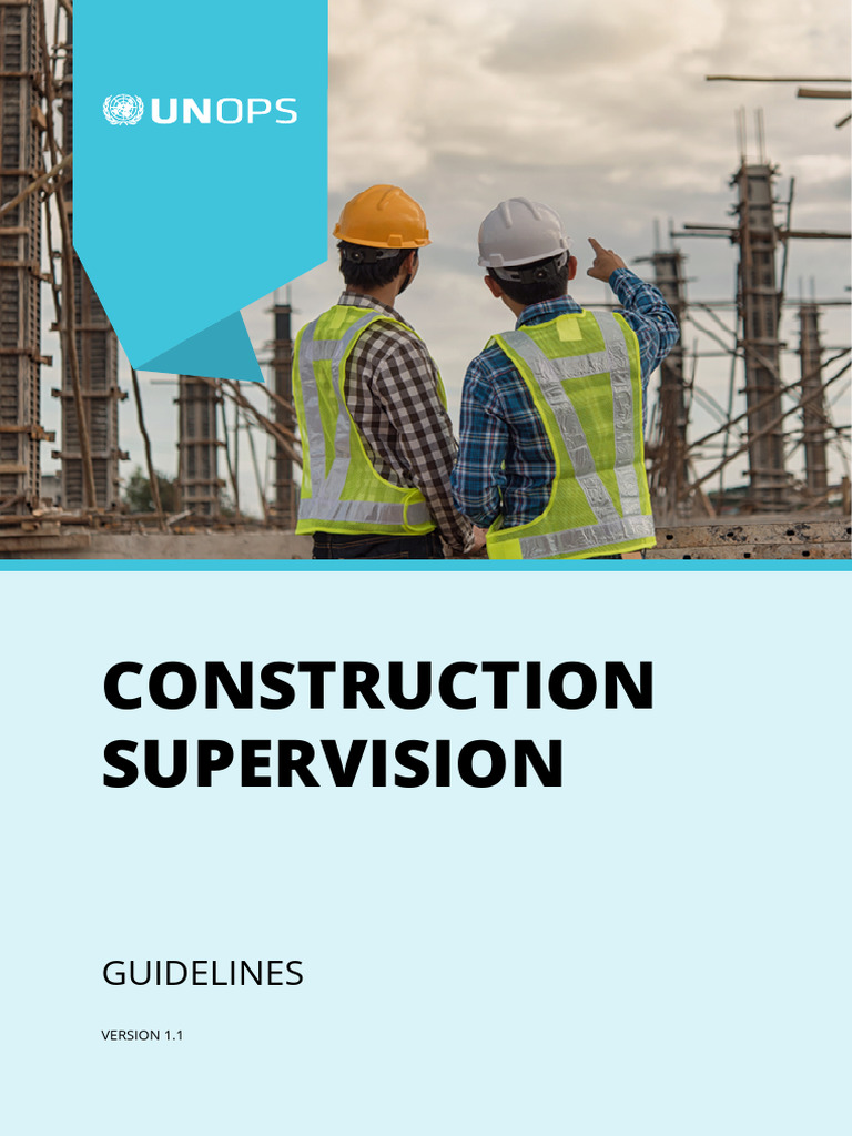 Construction Supervision Guidelines | PDF