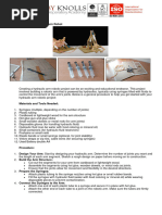 Cardboard Robotic Hand Project Guide | PDF | Hand | Finger