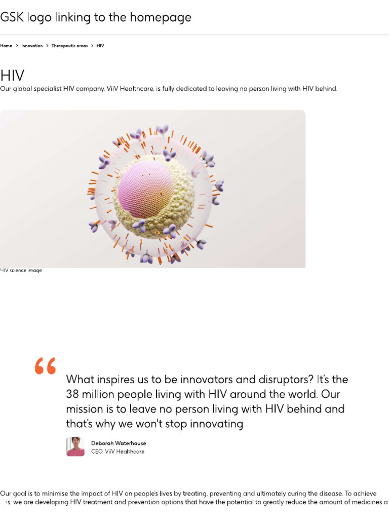 GSK Hiv 2023 | PDF
