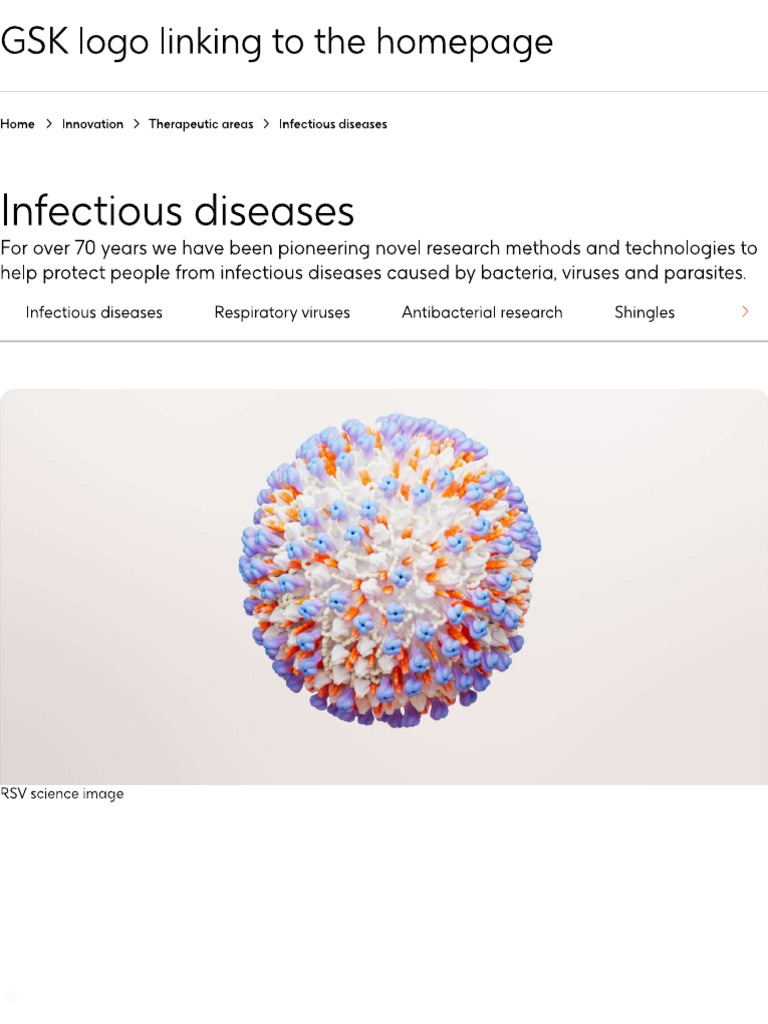 GSK InfectiousDiseases | PDF