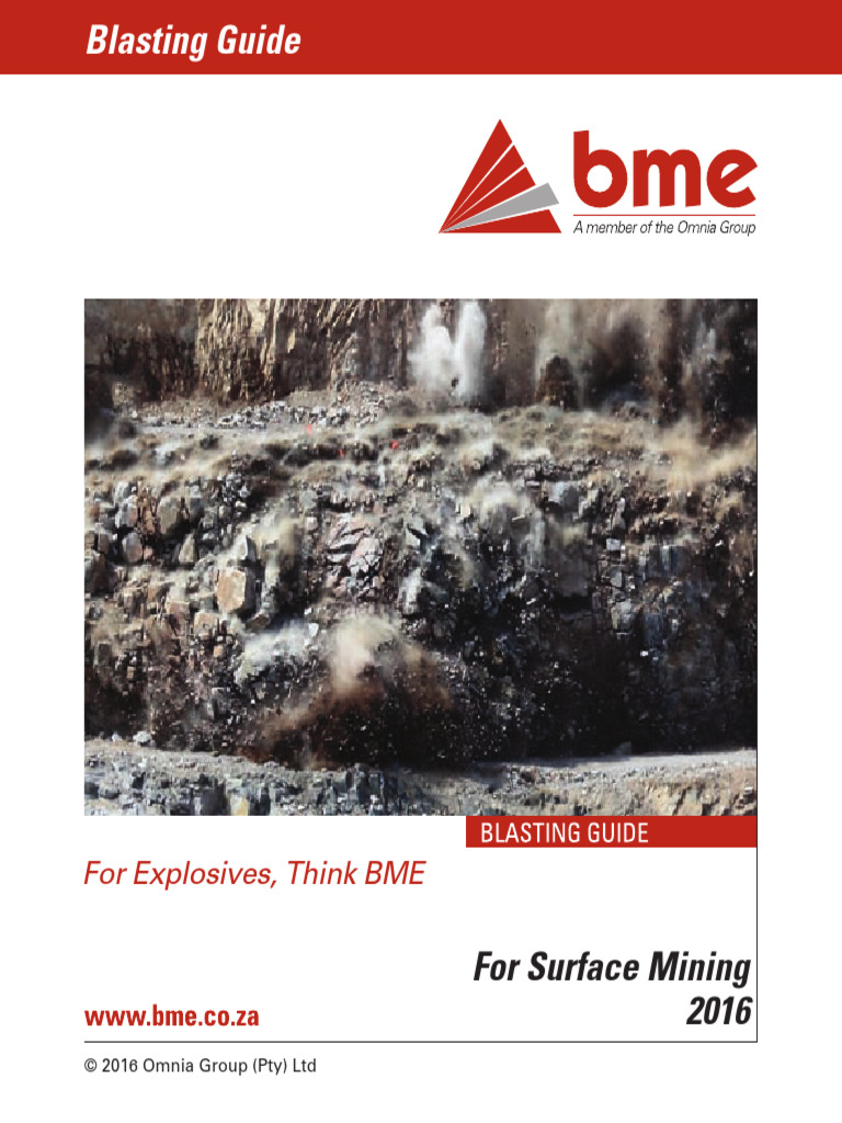 BME Blasting Guide 2016 | PDF | Heavy Industry | Resource Extraction