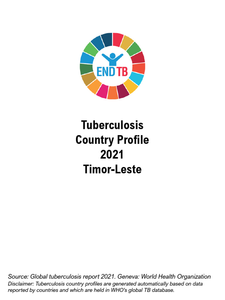 Timor Leste TB Profile 2021 | PDF | Tuberculosis | Medicine