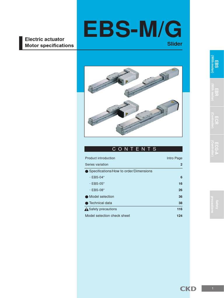 【NEW】EBS-M・EBS-G Series Specifications・How to Order・Dimensions (0.9MB) | PDF