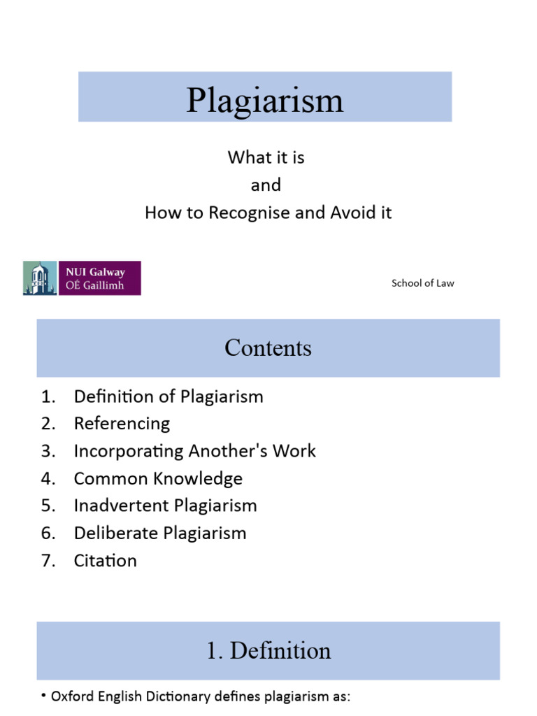 Plagiarism | PDF