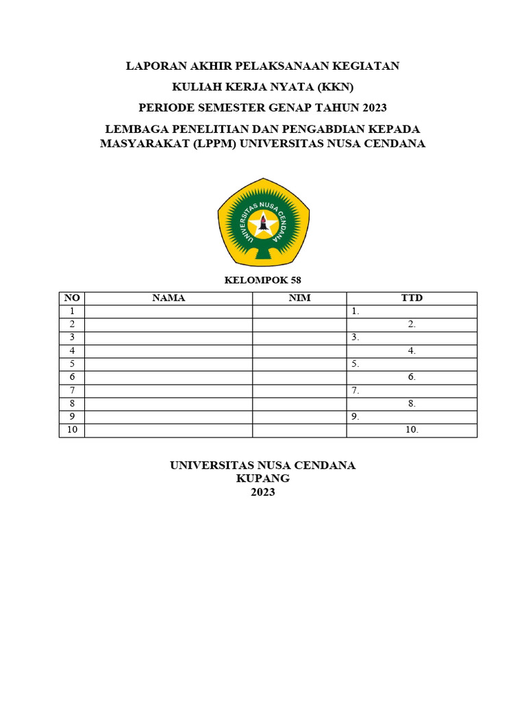 Fixx Laporan KKN LPPM | PDF | Seni | Komputer