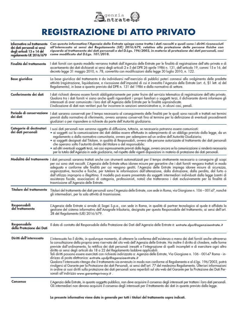 RAP Modello Completo | PDF