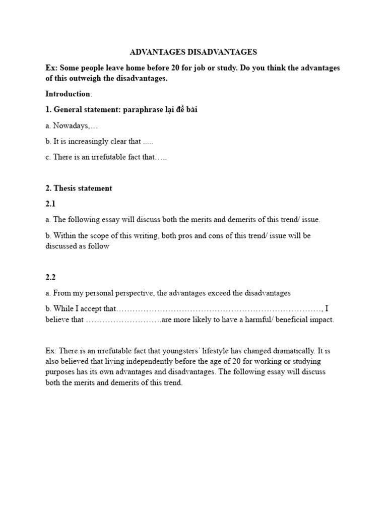 Advantages Disadvantages | PDF | Psychology | Human Communication