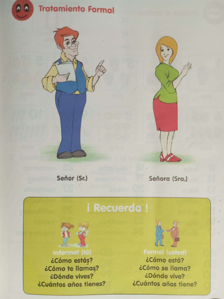 Ejercicio Numeros Nacionalidades Verbo Ser Paso A Paso | PDF