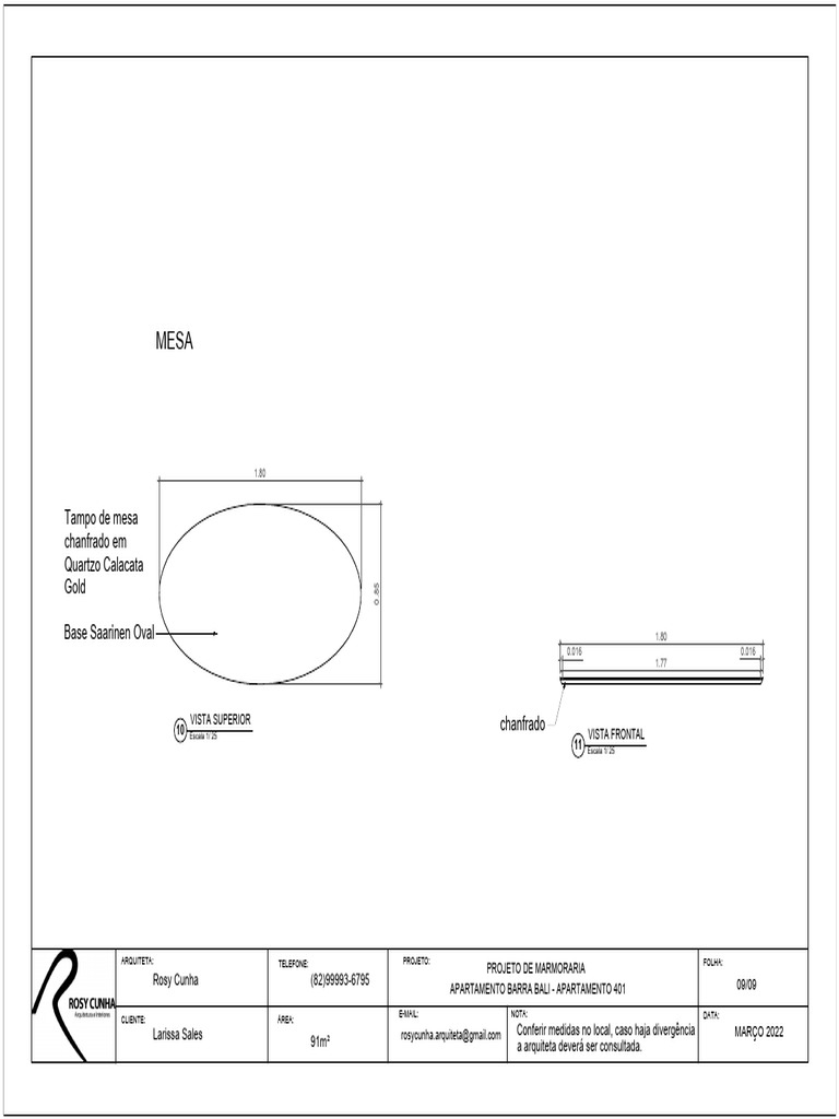 Proj ARQ Marmoraria 09 | PDF