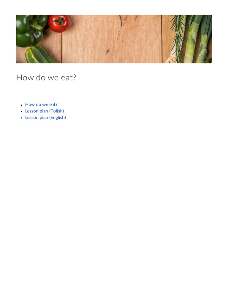 How Do We Eat | PDF | Digestion | Foods
