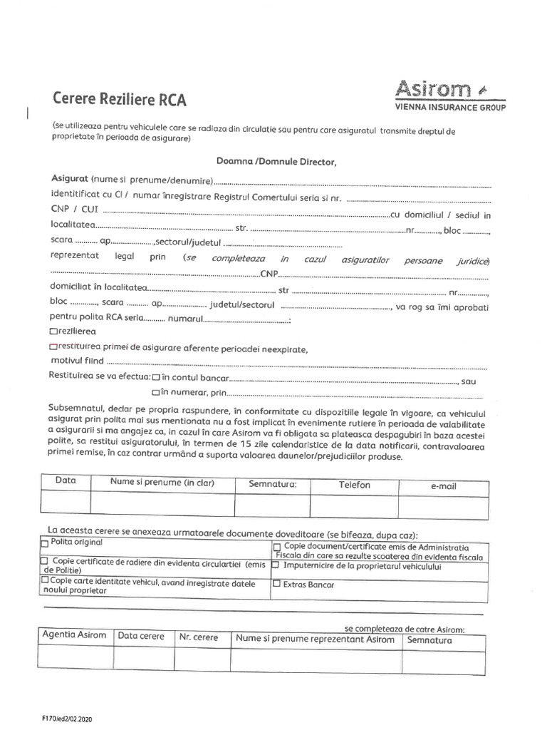 Restituire Asirom | PDF