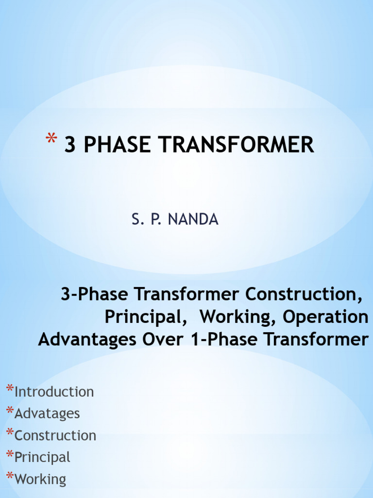 3 Phase Transformer Pdf Transformer Electric Power Transmission
