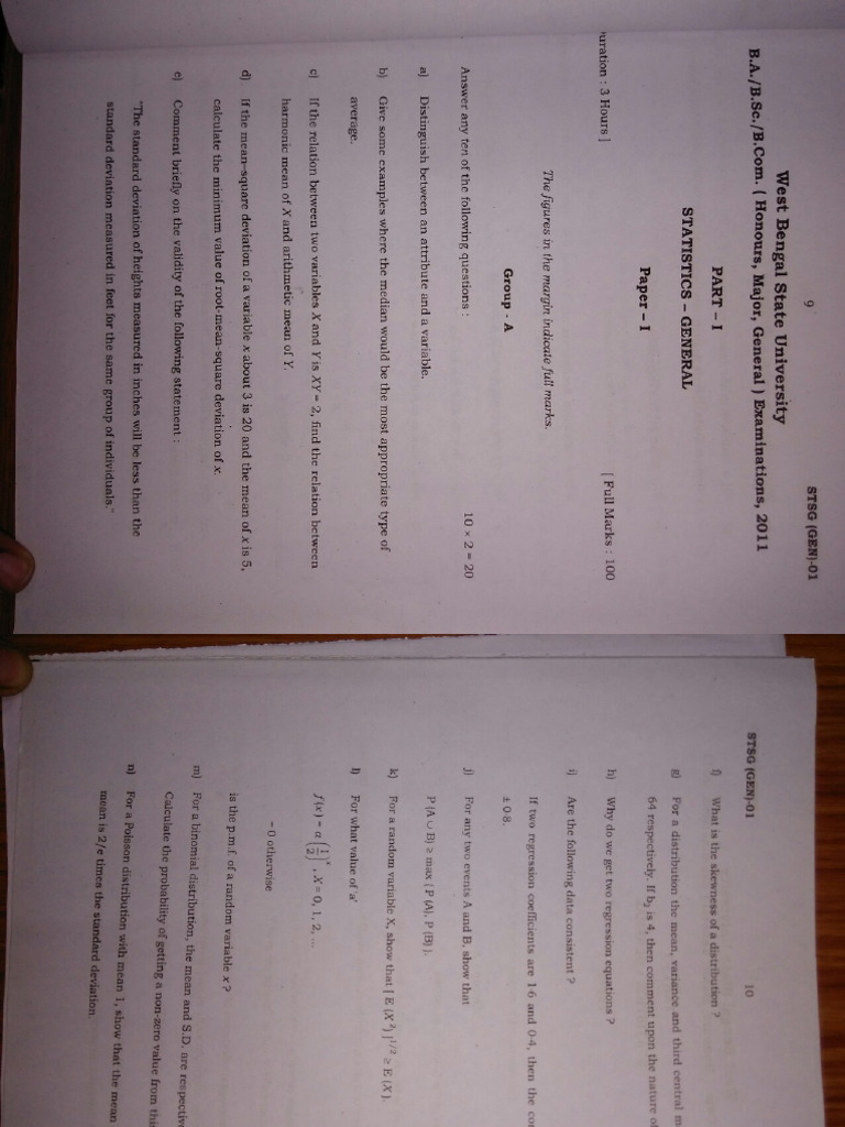 STSG Part I (P I) | PDF