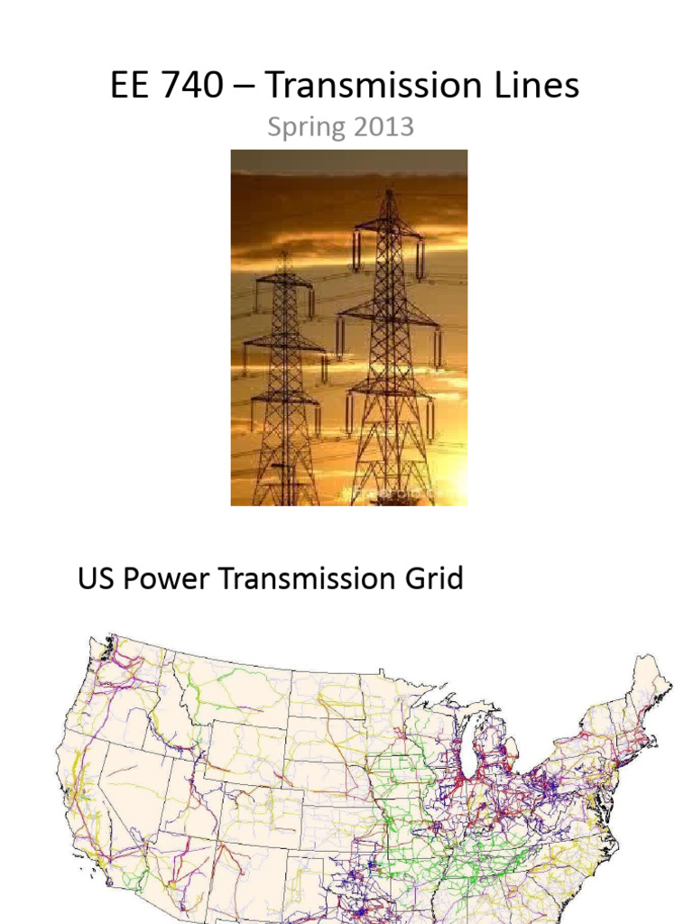Power Transmission Line Basics | PDF | Electric Power Transmission ...