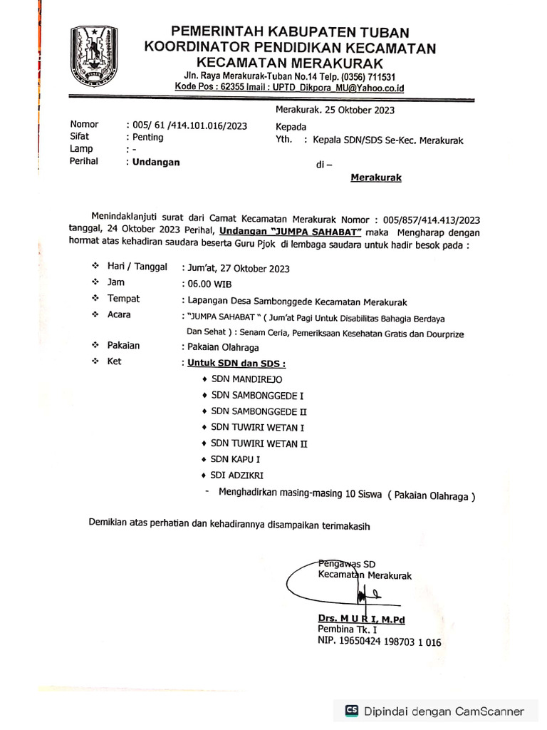 Undangan Jumat 27 Okt | PDF