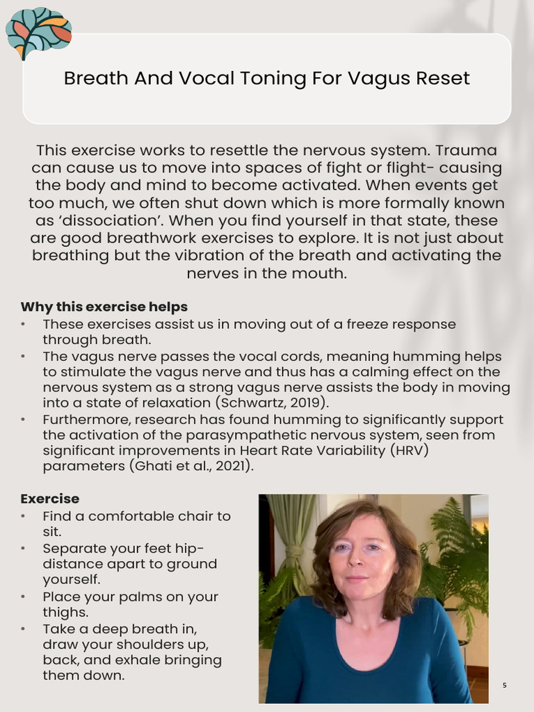 VTP - Breath and Vocal Toning For Vagus Reset | PDF