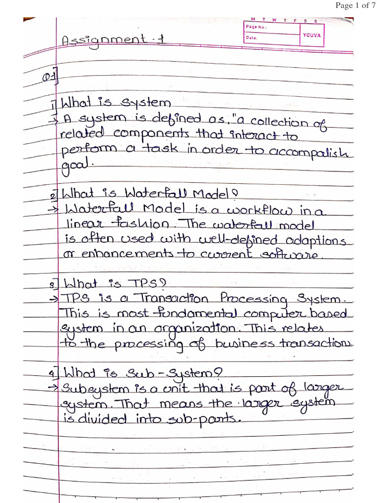 Oose Assignment 1,2 | PDF