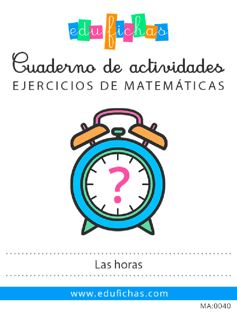Fichas de Las Horas Reloj Analogico y Digital | PDF