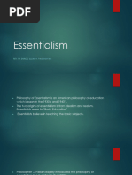 Essentialism in Education: A Critical Analysis | PDF | Philosophy Of ...