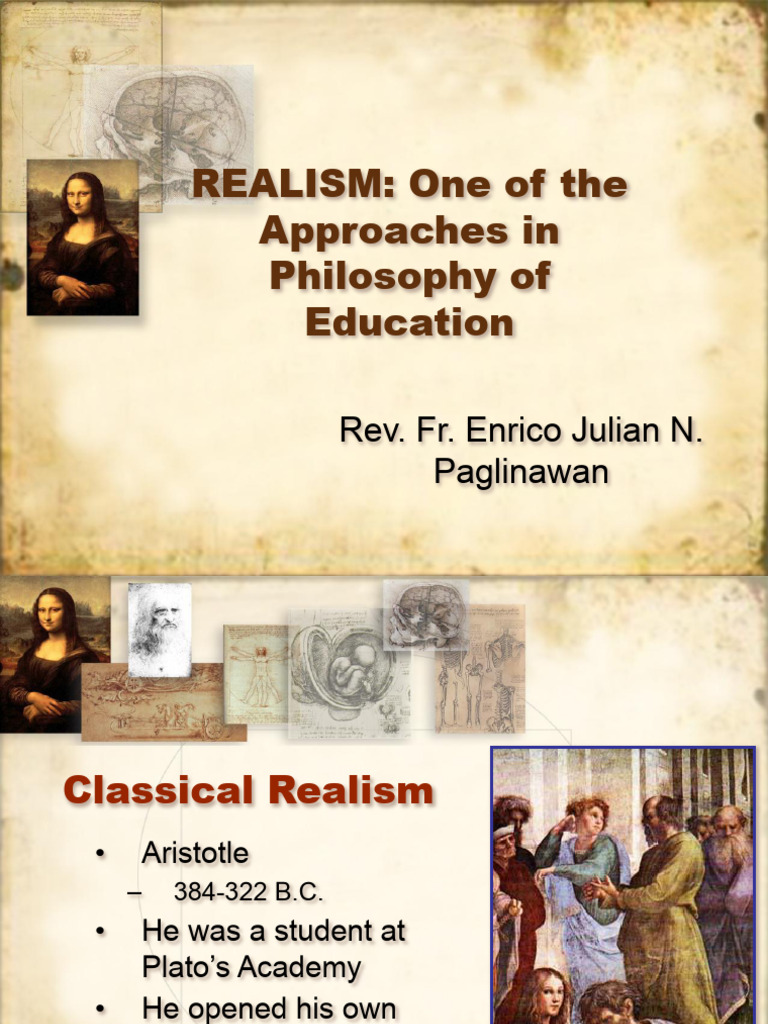 L2 Realism | PDF | Curriculum | Philosophy Of Education