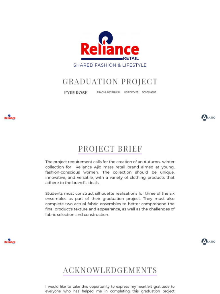 Graduation Project - Prachi Aggarwal | PDF