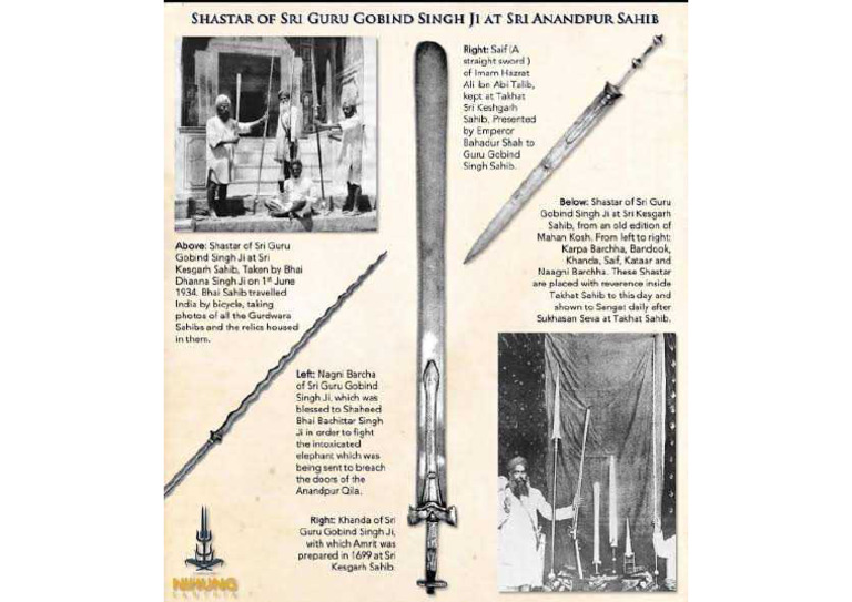 Shri Guru Gobind Singh Ji Weapon | PDF