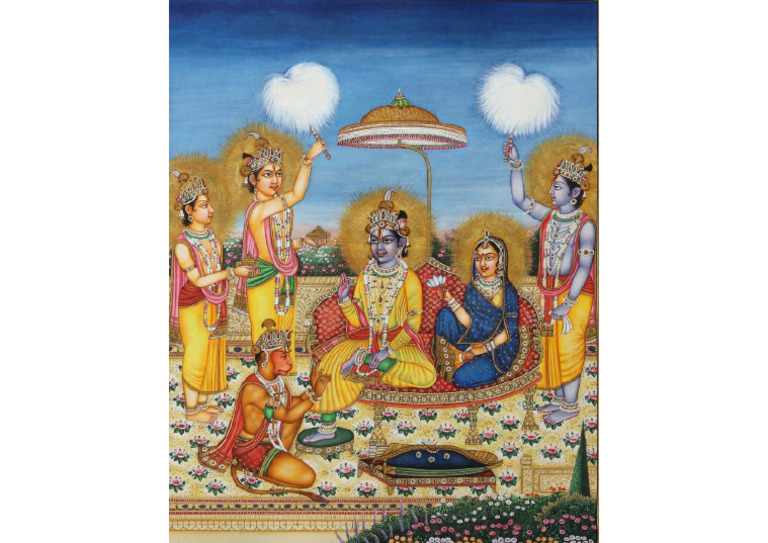 Shri Ram Darbar Painting | PDF