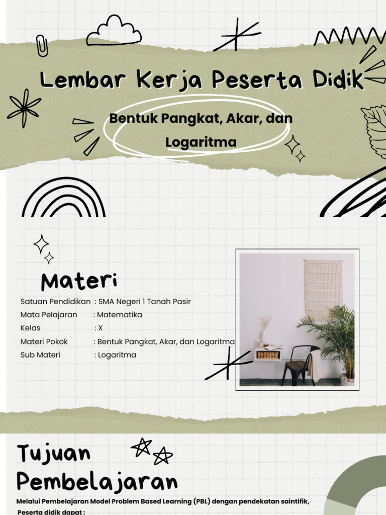 LKPD Logaritma 1 | PDF